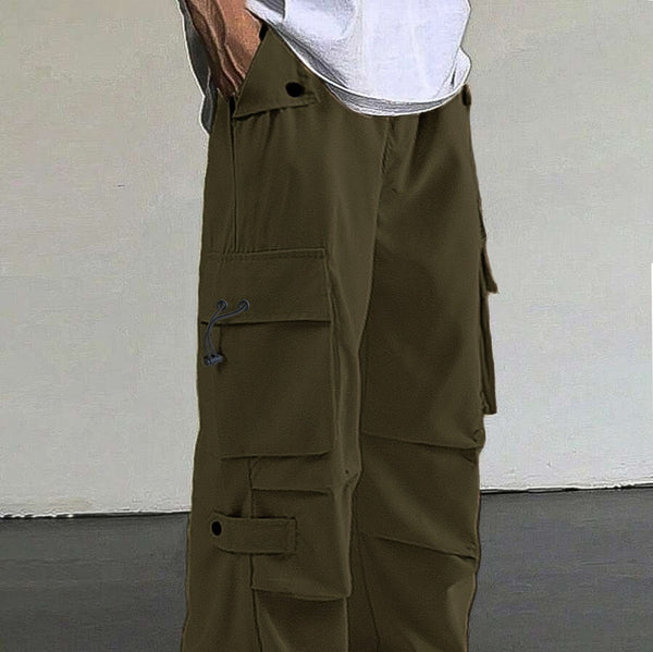 Men’s Quick-Dry Loose Straight-Leg Casual Trousers – Dudoexpress